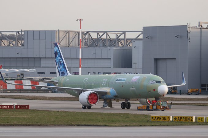 A321XLR已挂发，首飞在即