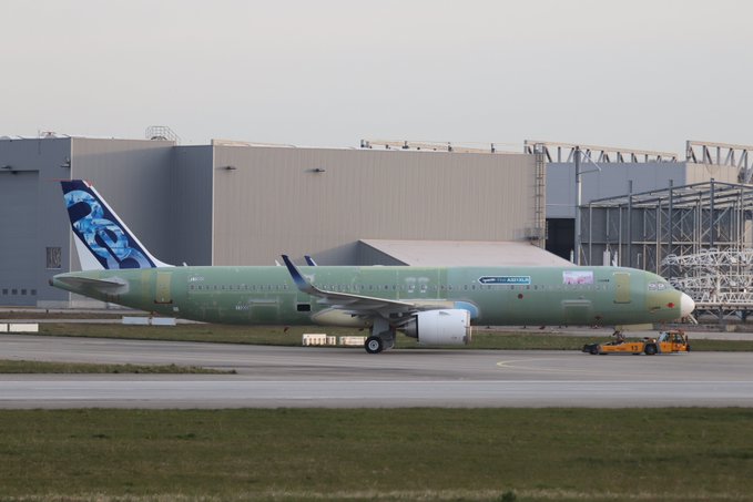 A321XLR已挂发，首飞在即