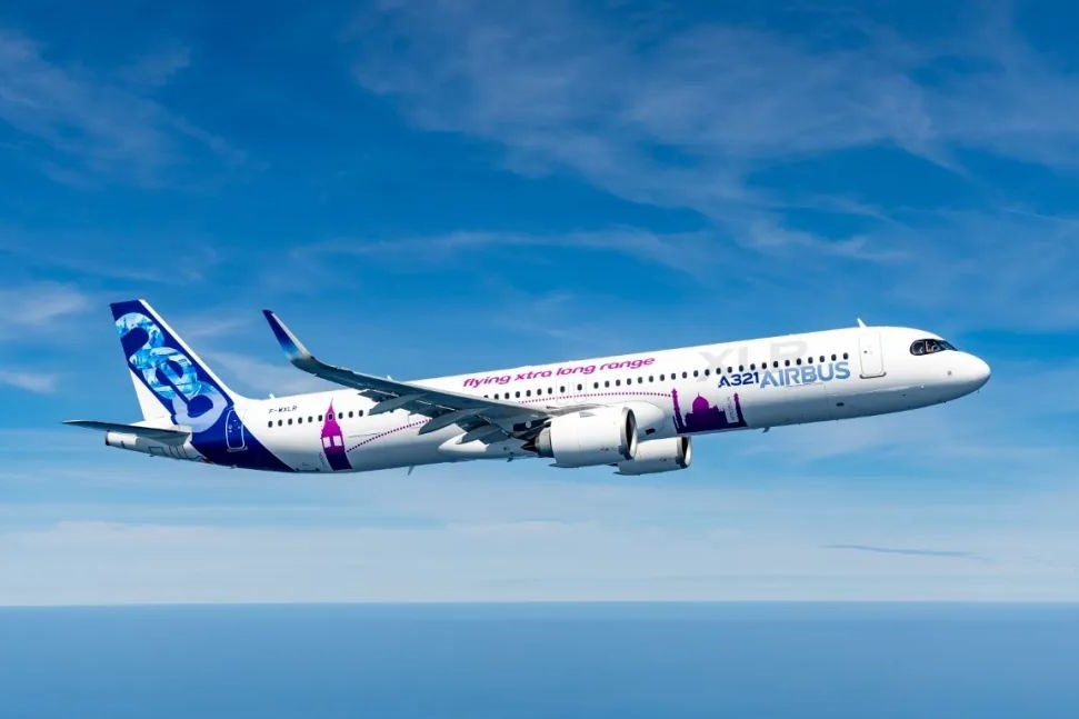 A321XLR（Xtra Long Range）飞机成功完成首飞